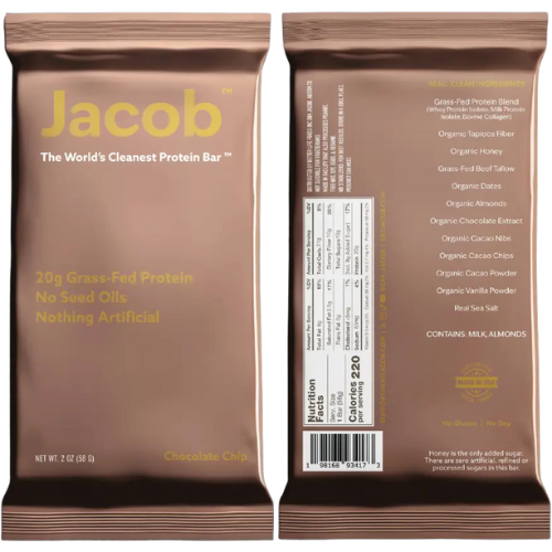 Jacob, Chocolate Chip Protein Bar – Basquet
