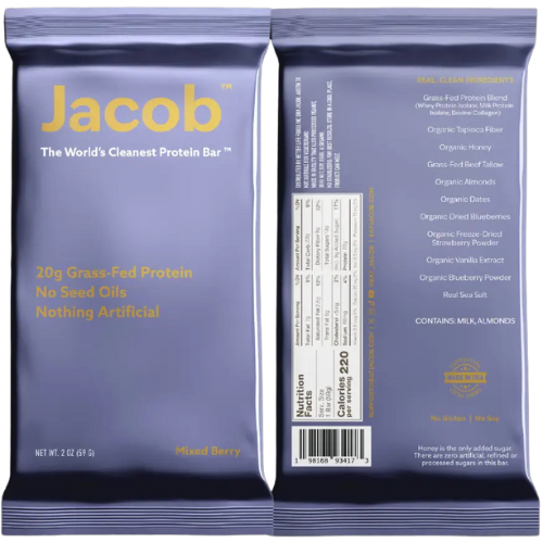Jacob, Mixed Berry Protein Bar – Basquet