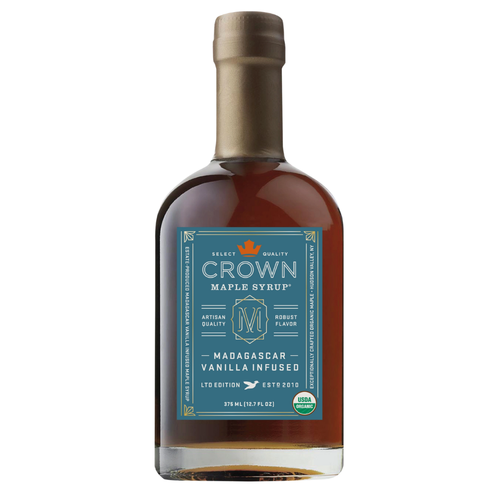 Crown Maple, Madagascar Vanilla Infused Organic Maple Syrup – Basquet