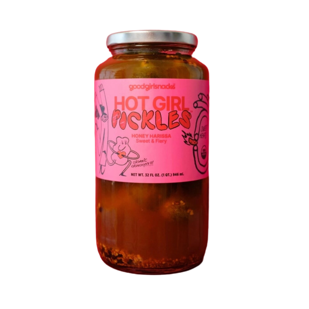 Good Girl Snacks, Honey Harissa Pickles – Basquet